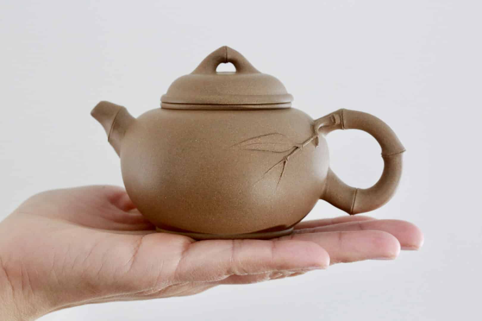 Aged Zisha Teapot - Duanni Clay with Artisan Design